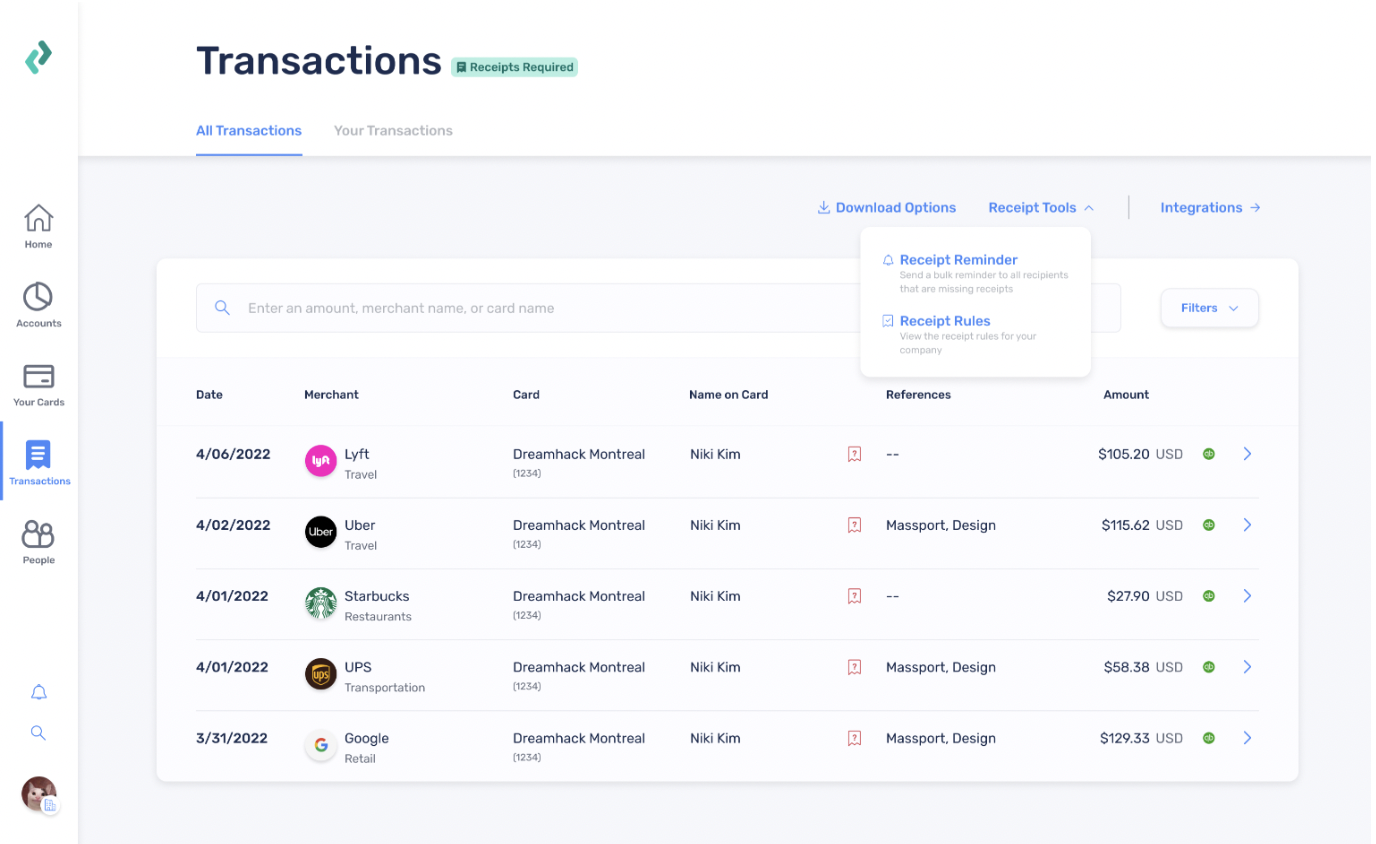 Send receipt reminders – Extend