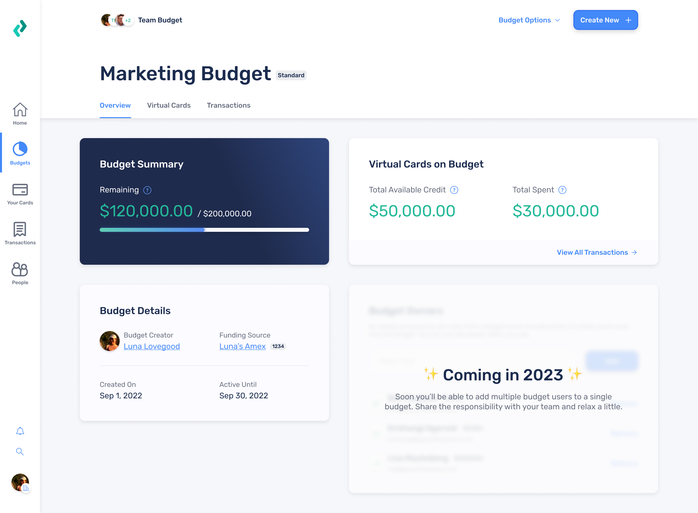 Types of Budgets – Extend